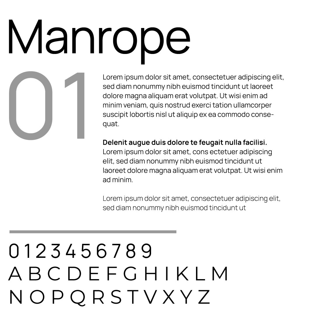 Manrope Font Family — Pixelbag Free Design Resources