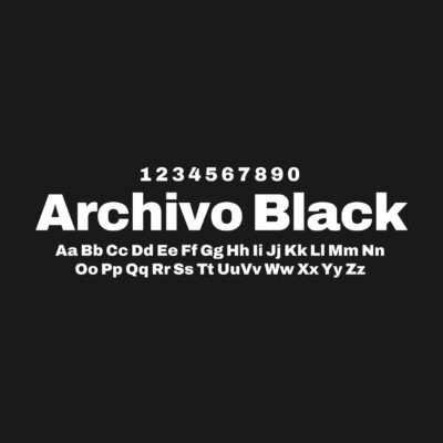Archivo Black Font Free Download